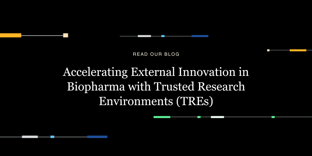 Accelerating External Innovation in Biopharma with Trusted Research Environments (TREs)